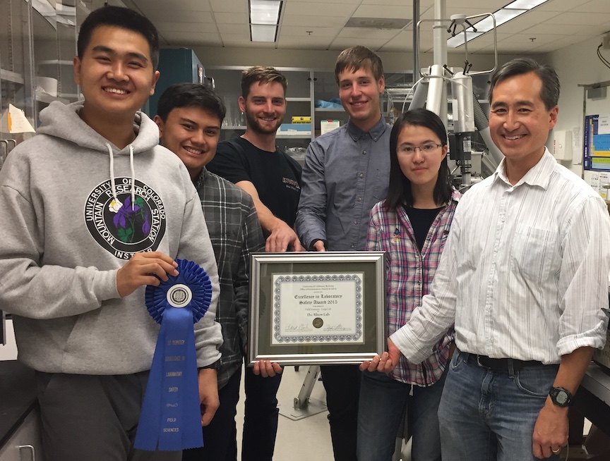 Atmospheric Biogeochemistry Lab wins an inaugural Lab Safety Award | Rhew Lab @ SIO